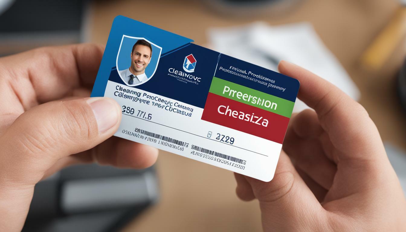 Professional Cleaning Services ID Cards: Your Key to Trust & Safety